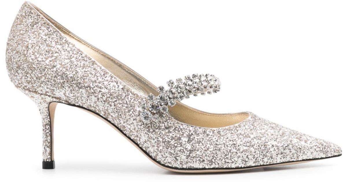 Jimmy Choo 65Mm Bing Pump in White | Lyst