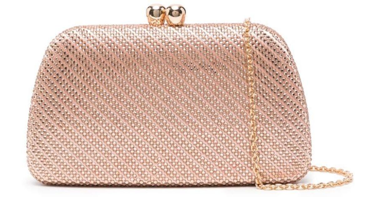 Serpui Penelope Clutch Bag in Pink | Lyst