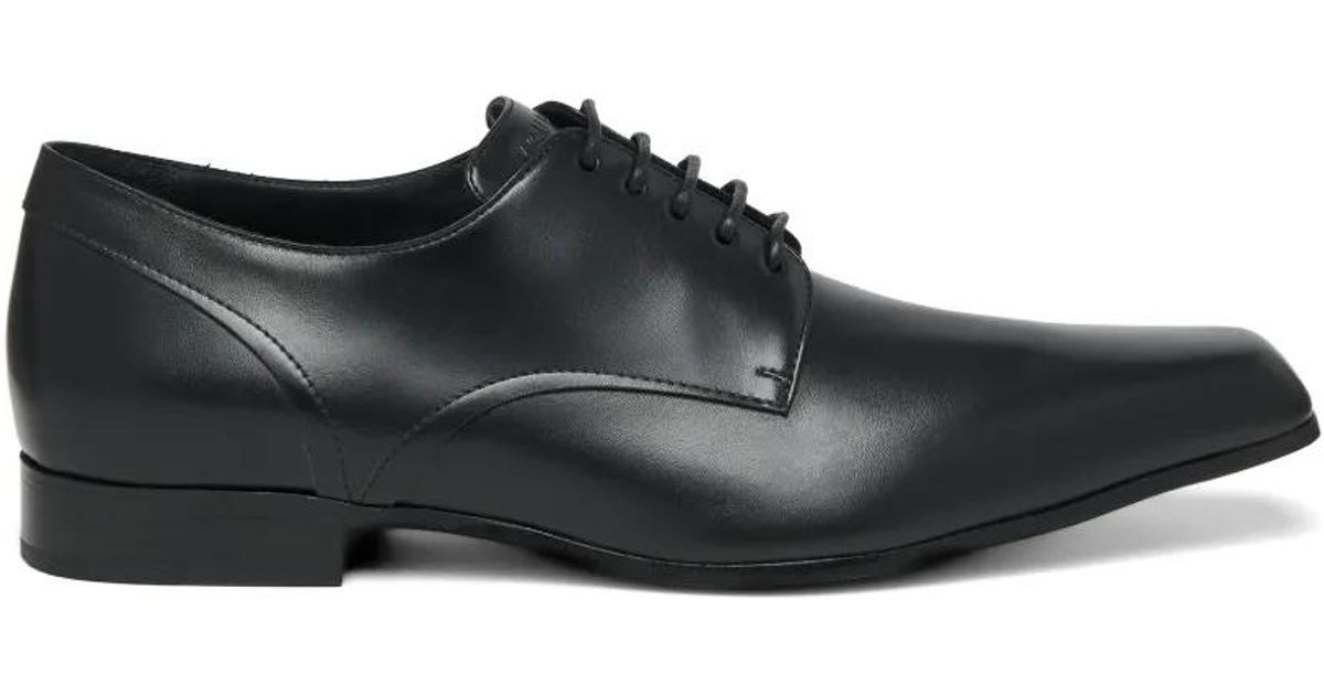 McQueen Artie Derby Shoes in Black for Men | Lyst UK