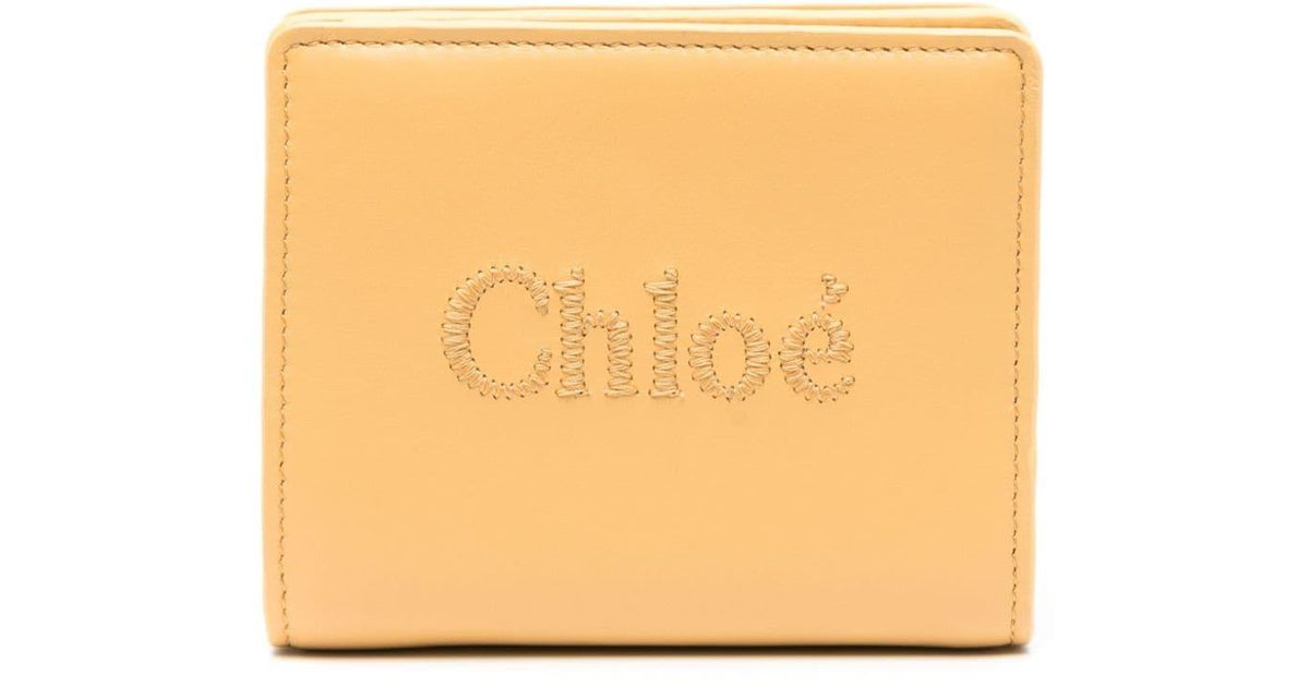 Chloé Sense Wallet in Natural | Lyst UK Chloé Sense Wallet in Natural | Lyst UK