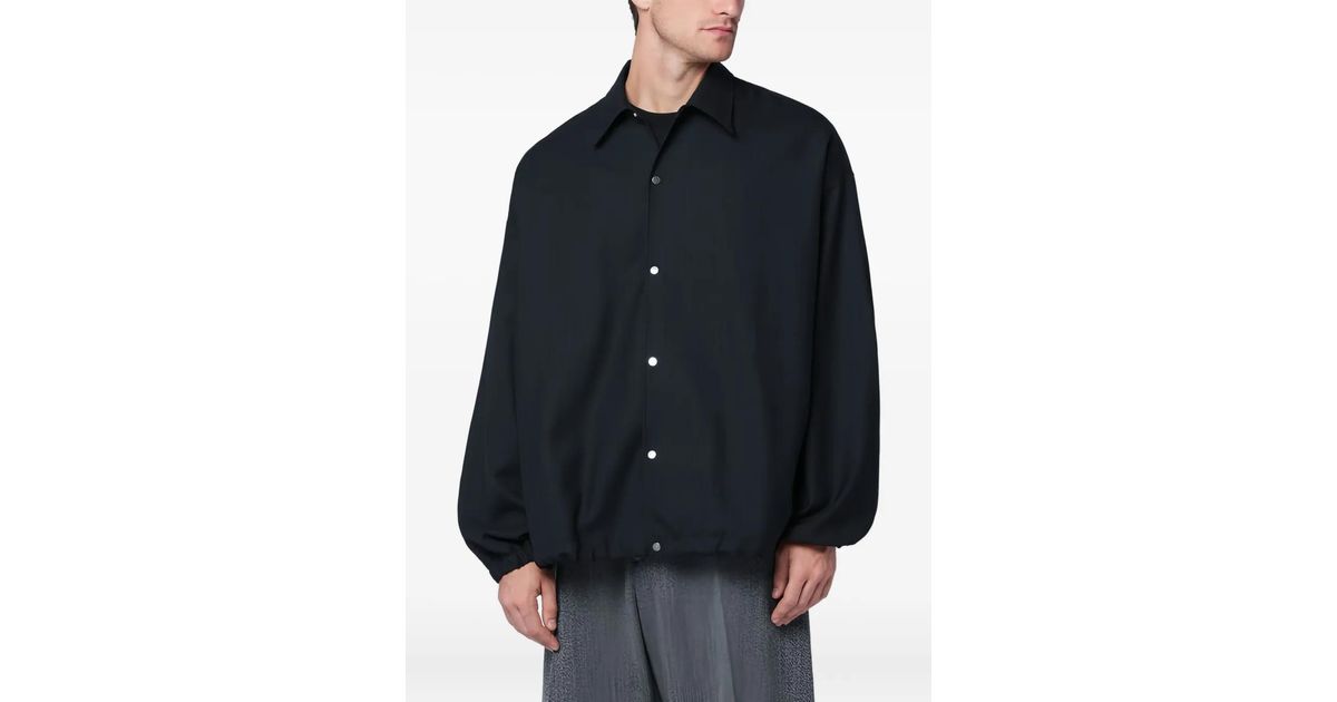 Studio Nicholson Sphere Bomber Jacket in Blue for Men | Lyst UK