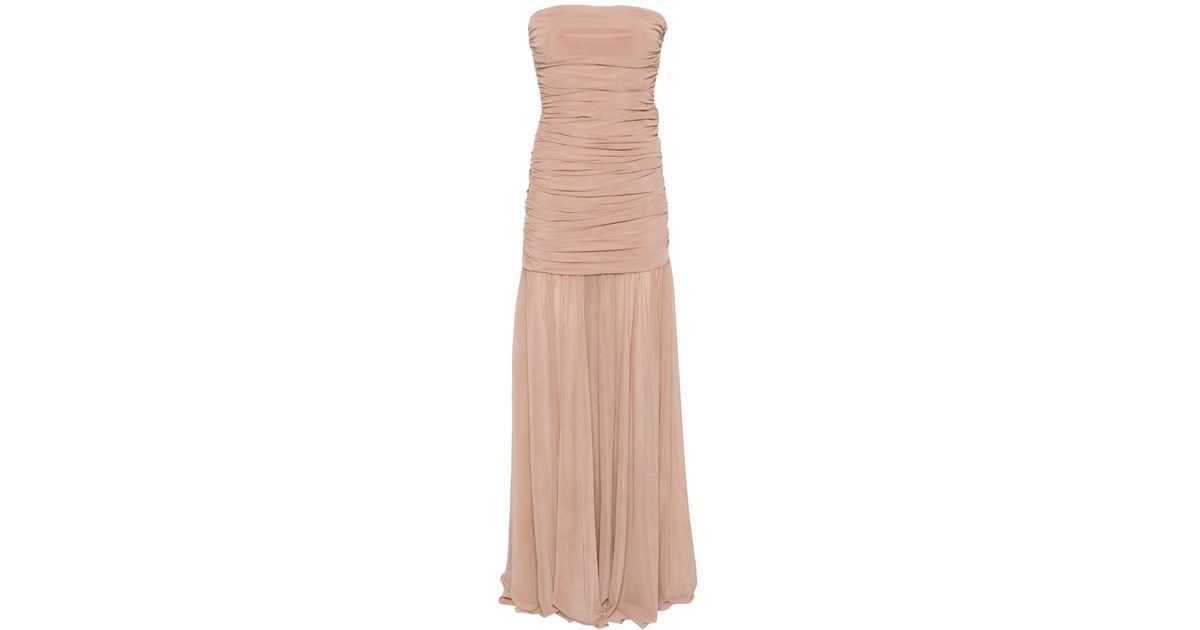 retroféte Adele Gown in Natural | Lyst
