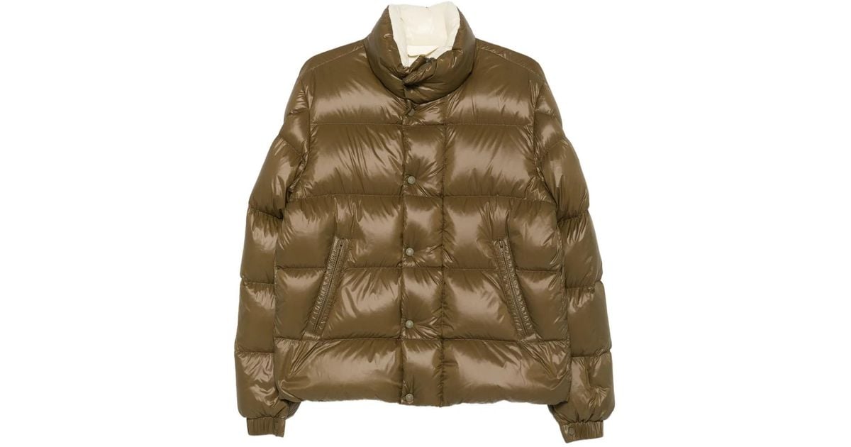 Moncler Tripiti Quilted High-Neck Jacket in Green for Men | Lyst UK