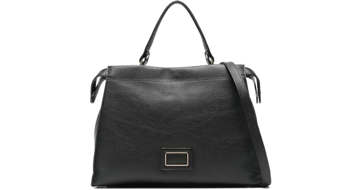 Marc Ellis Adele-L-Do Logo-Detail Tote Bag in Black | Lyst