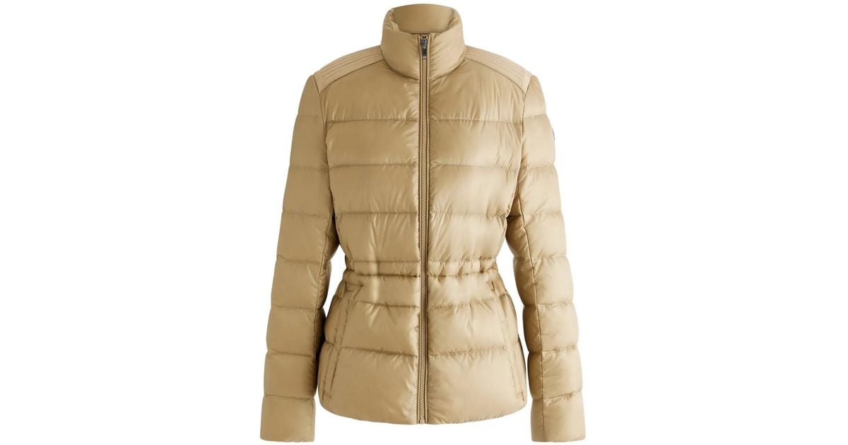 Fusalp Cinched Quilted Puffer Jacket in Natural | Lyst
