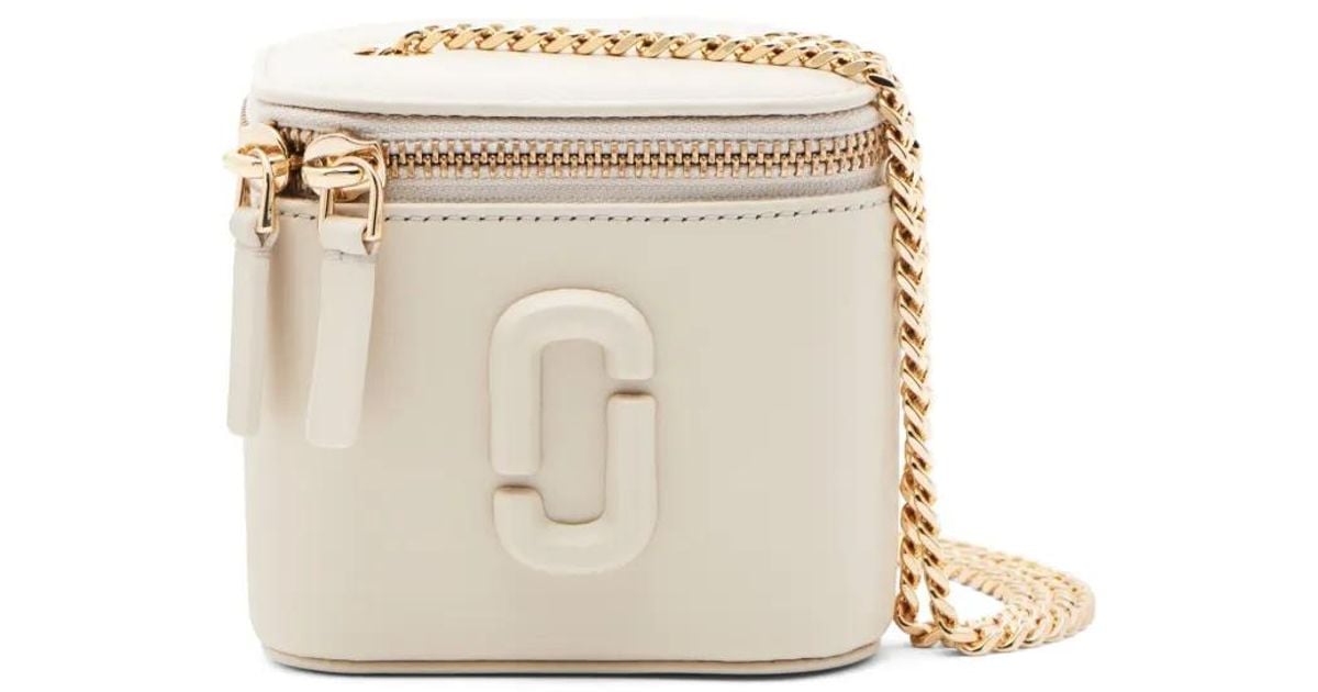 Marc Jacobs Mini Vanity Bag in White | Lyst