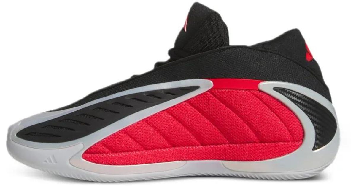 adidas Anthony Edwards 2 Metallic Panelled Sneakers in Red for Men ...
