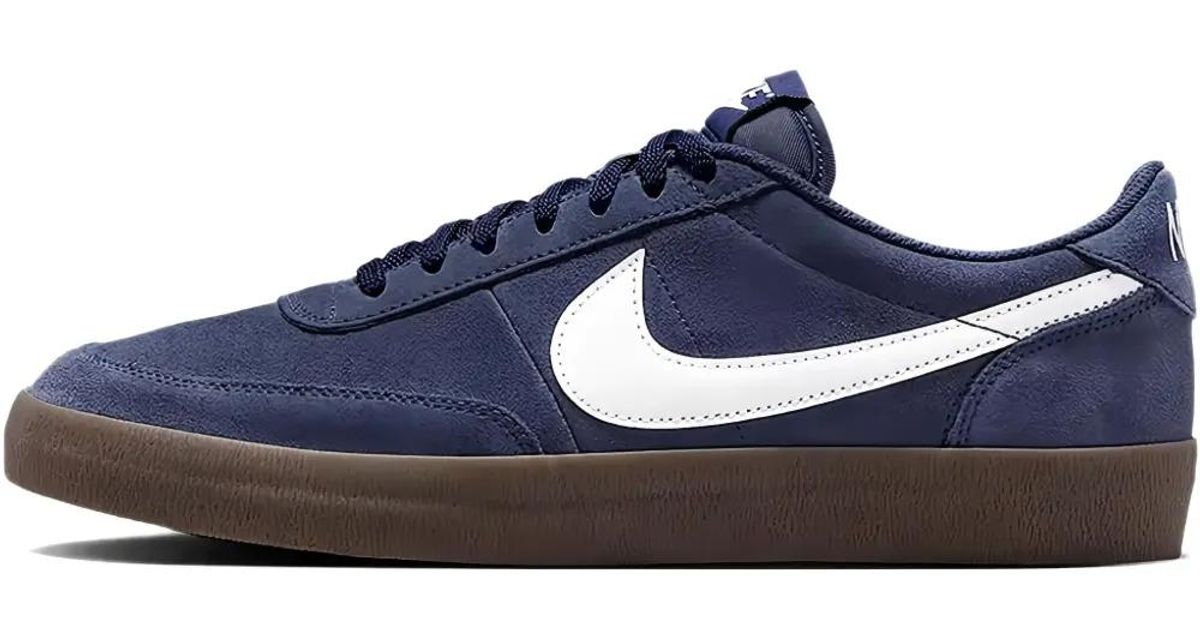 Nike Suede Leather Trainers in Blue for Men | Lyst