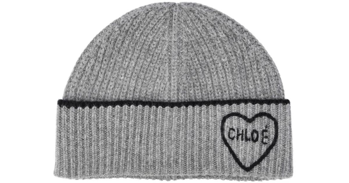 Chloé Hats in Grey | Lyst UK