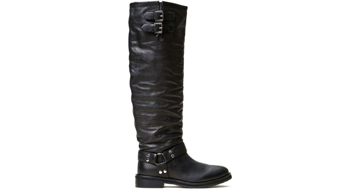 Twin Set Darcy Knee-high Boots in Black | Lyst