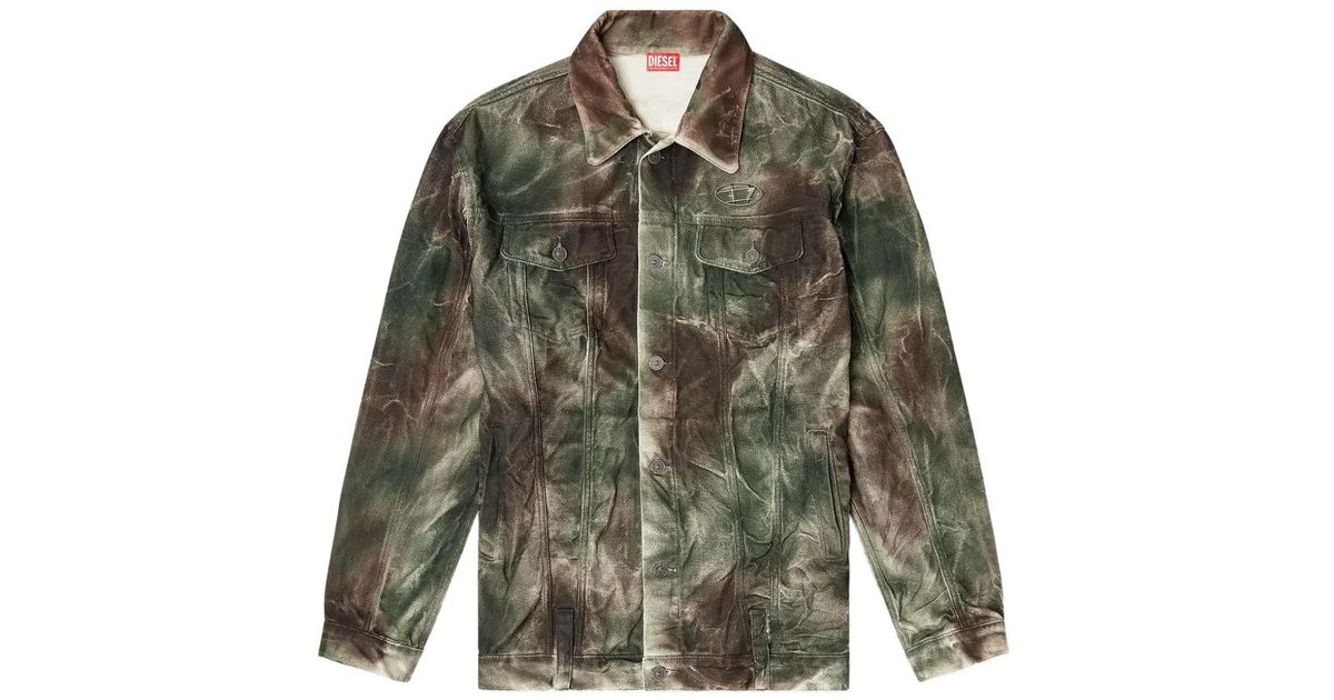 DIESEL X Thug Club J-Thug-Jkt Jacket in Green | Lyst