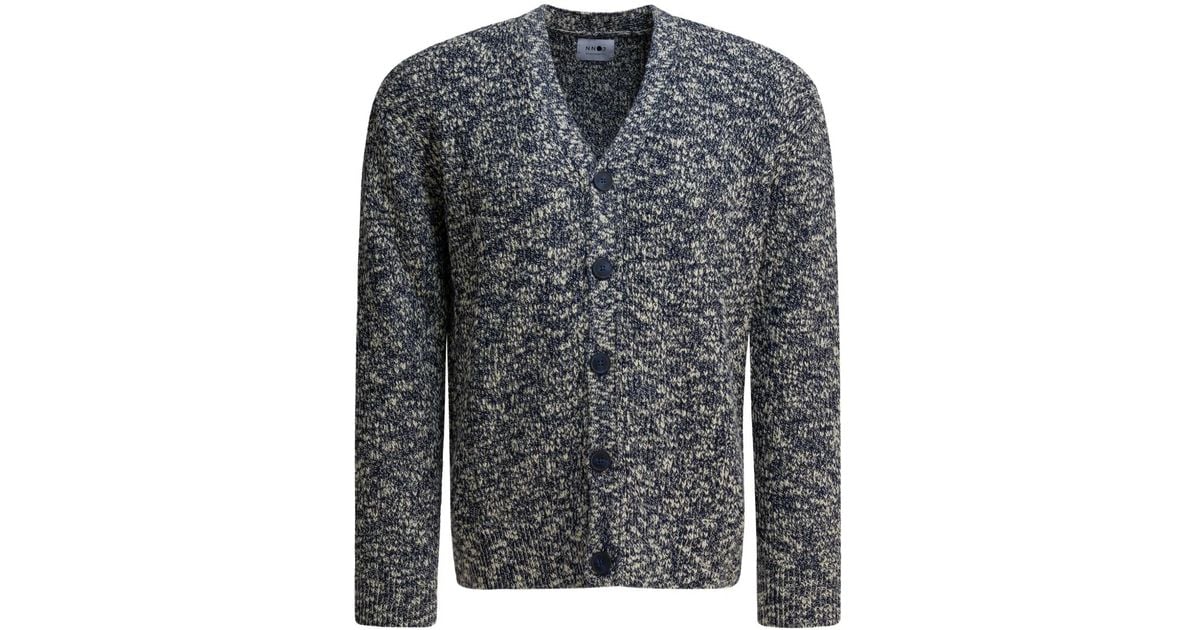 NN07 Button Cardigan in Gray for Men | Lyst