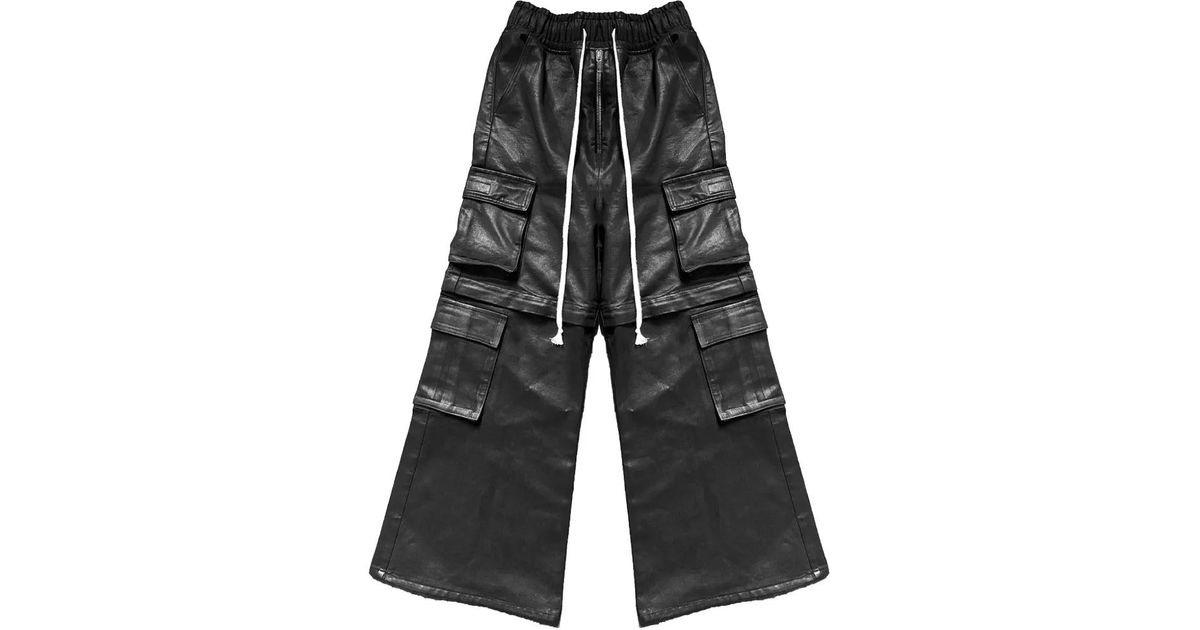 77 Studios M.I.M Convertible Waxed Cargo Pants in Grey for Men | Lyst UK