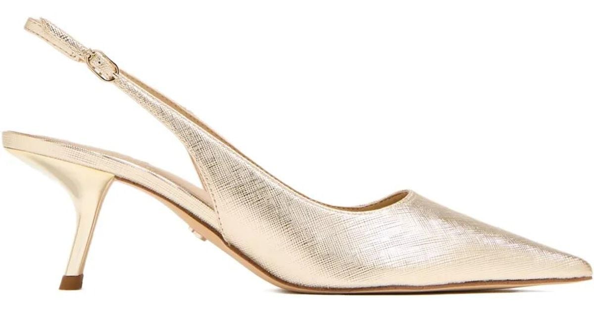 Sam Edelman 70Mm Bianka Slingback Pumps in Natural | Lyst