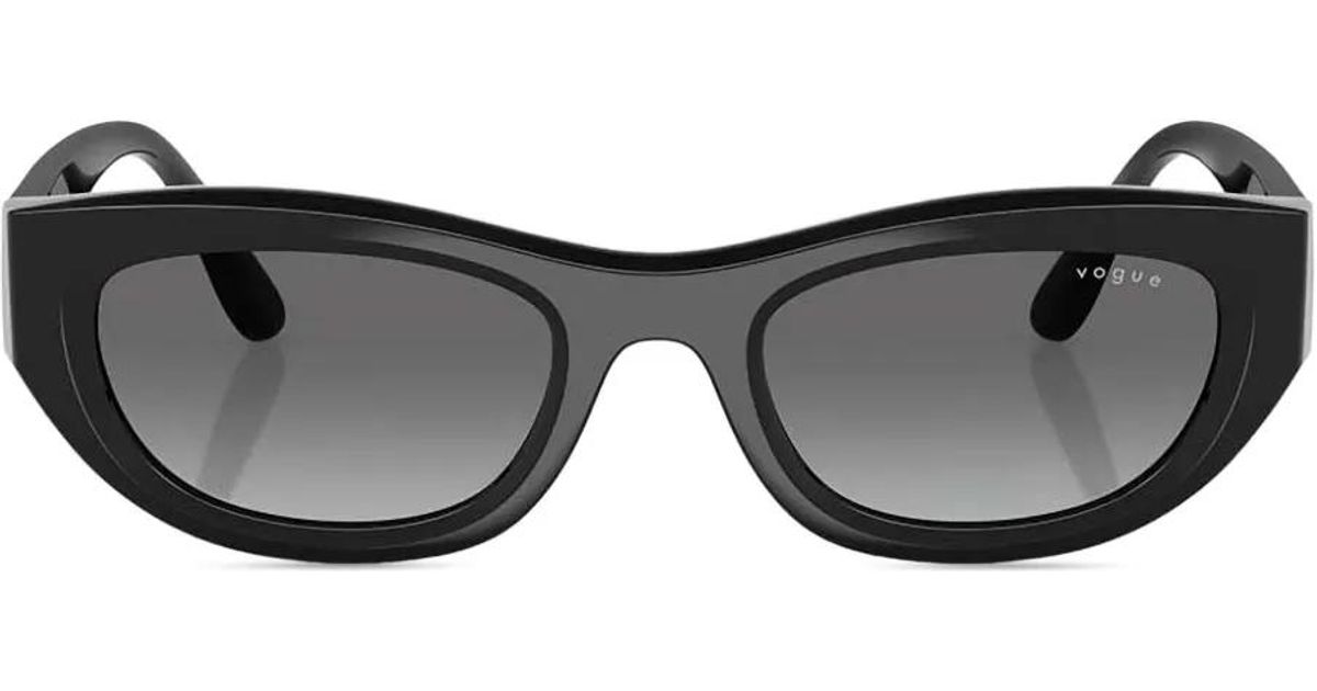 Vogue Eyewear Logo-Detail Sunglasses in Black | Lyst UK