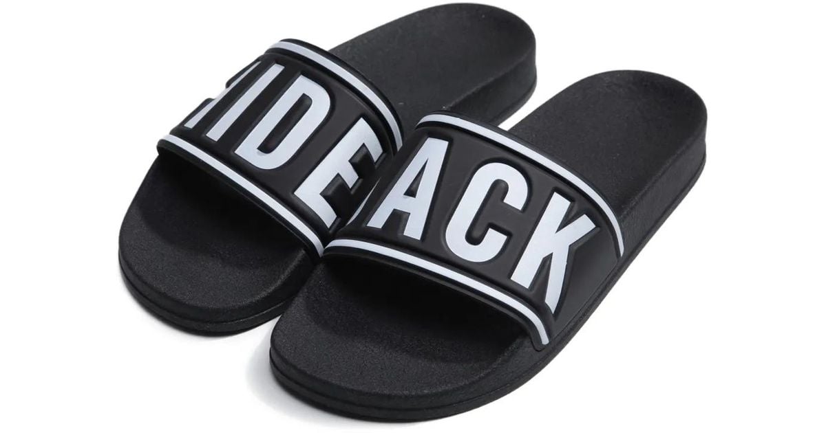 HIDE & JACK Logo-Embellished Slides in Black | Lyst