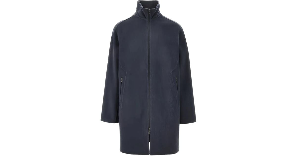 Sease Zip Coat in Blue for Men | Lyst Canada
