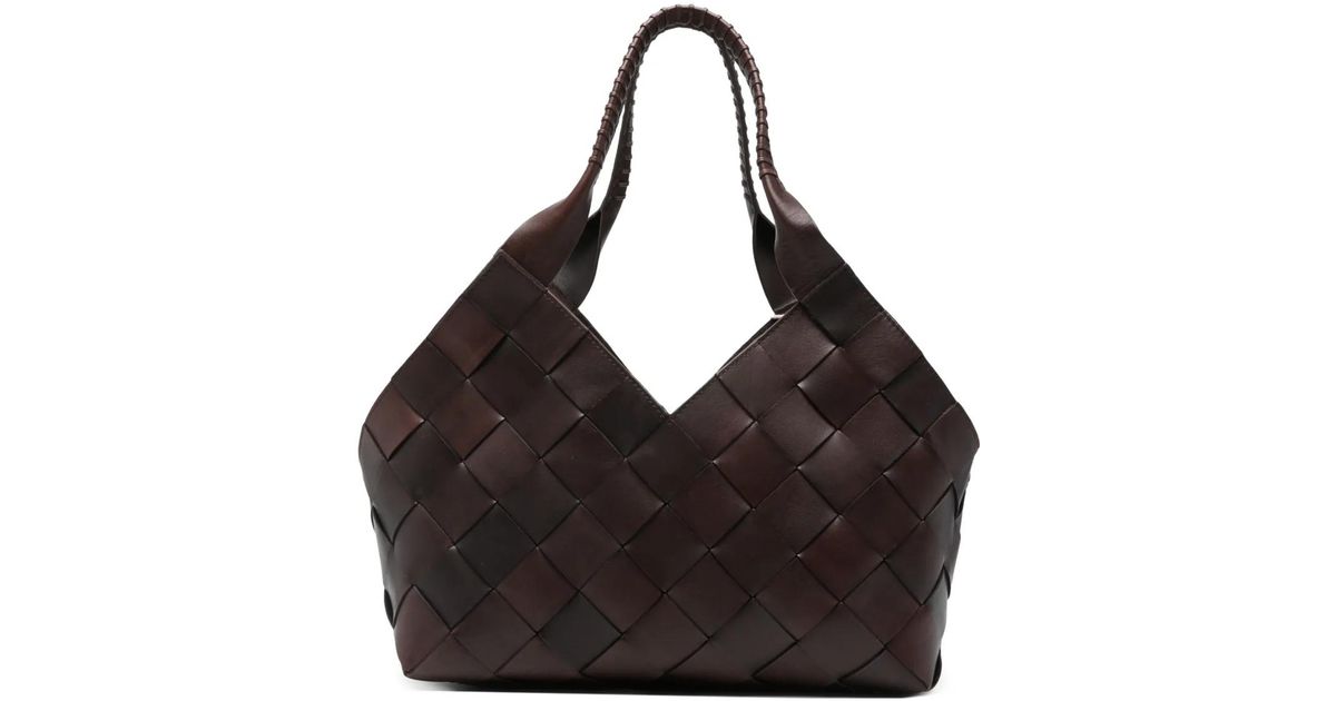 Dragon Diffusion Castello Interwoven Tote Bag in Black | Lyst