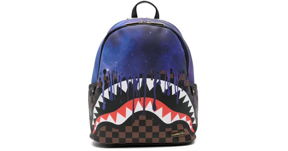 Sprayground Champion Of The Galaxy Backpack in Blue | Lyst UK