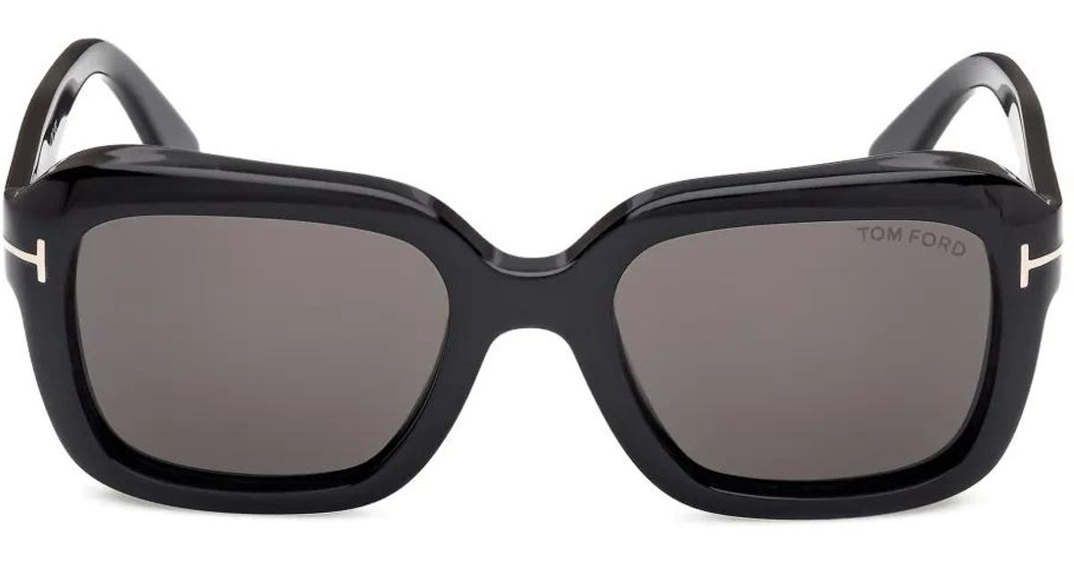 Tom Ford Square-Frame Sunglasses in Grey | Lyst UK