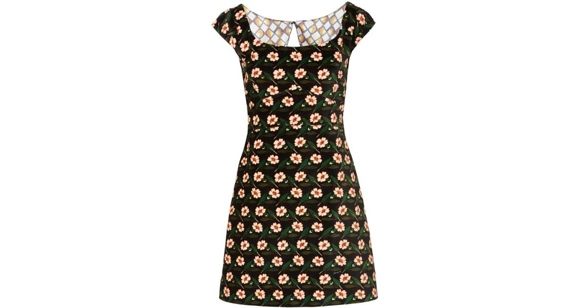 La DoubleJ Arabesque Mini Dress in Black | Lyst