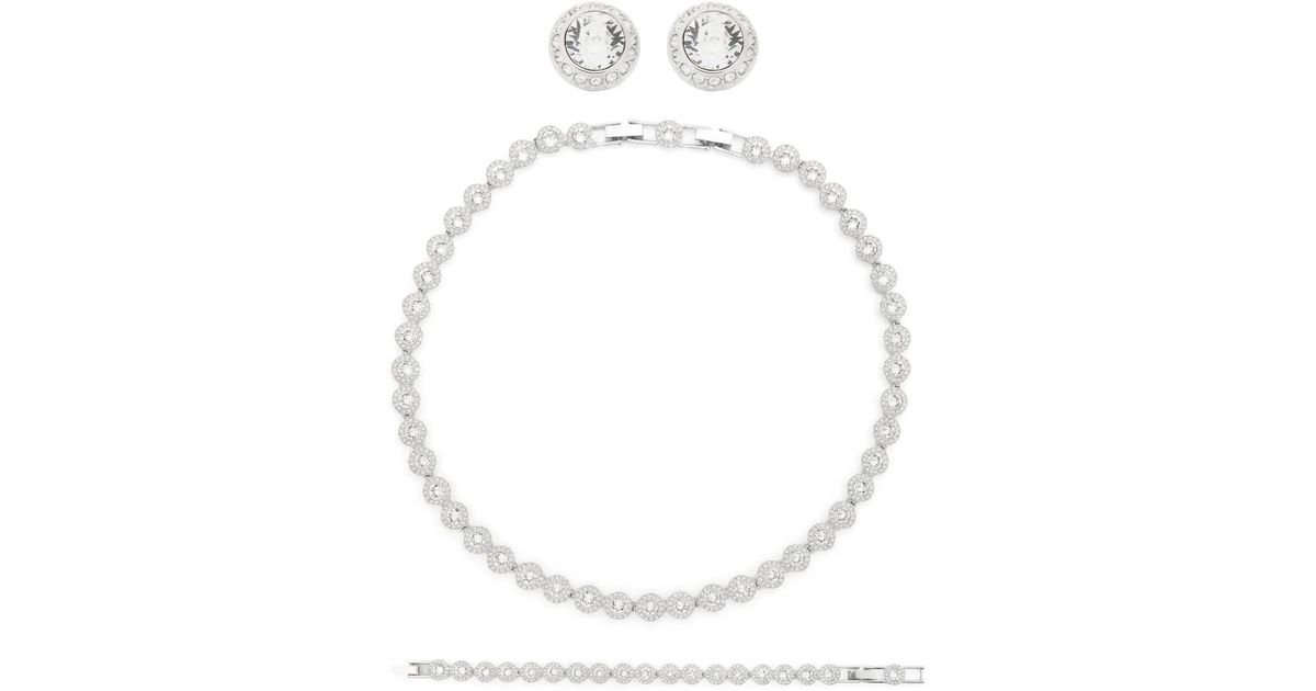 Swarovski Una Angelic Set in White | Lyst Australia