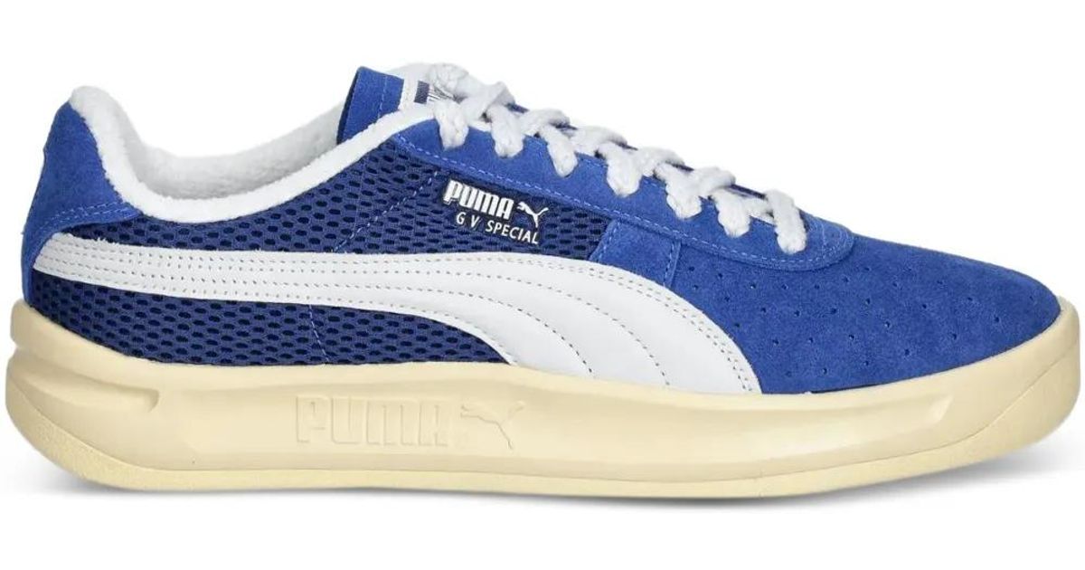 PUMA Super Team Sd Mesh-Panel Sneakers in Blue for Men | Lyst