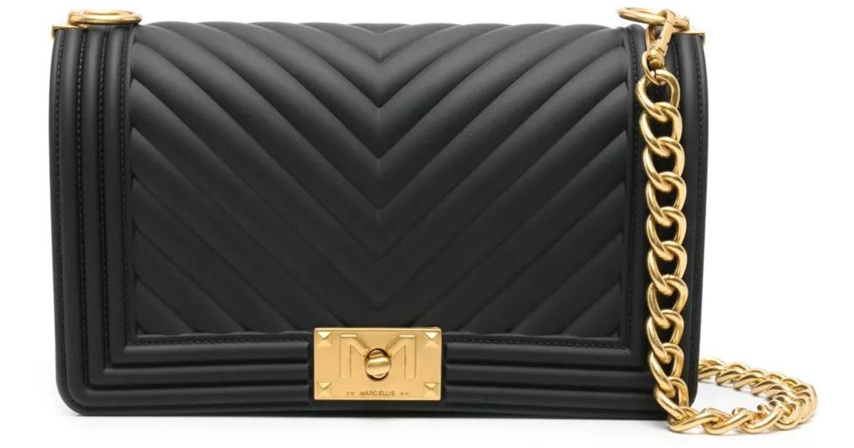 Marc Ellis Quilted Cross Body Bag in Gray | Lyst