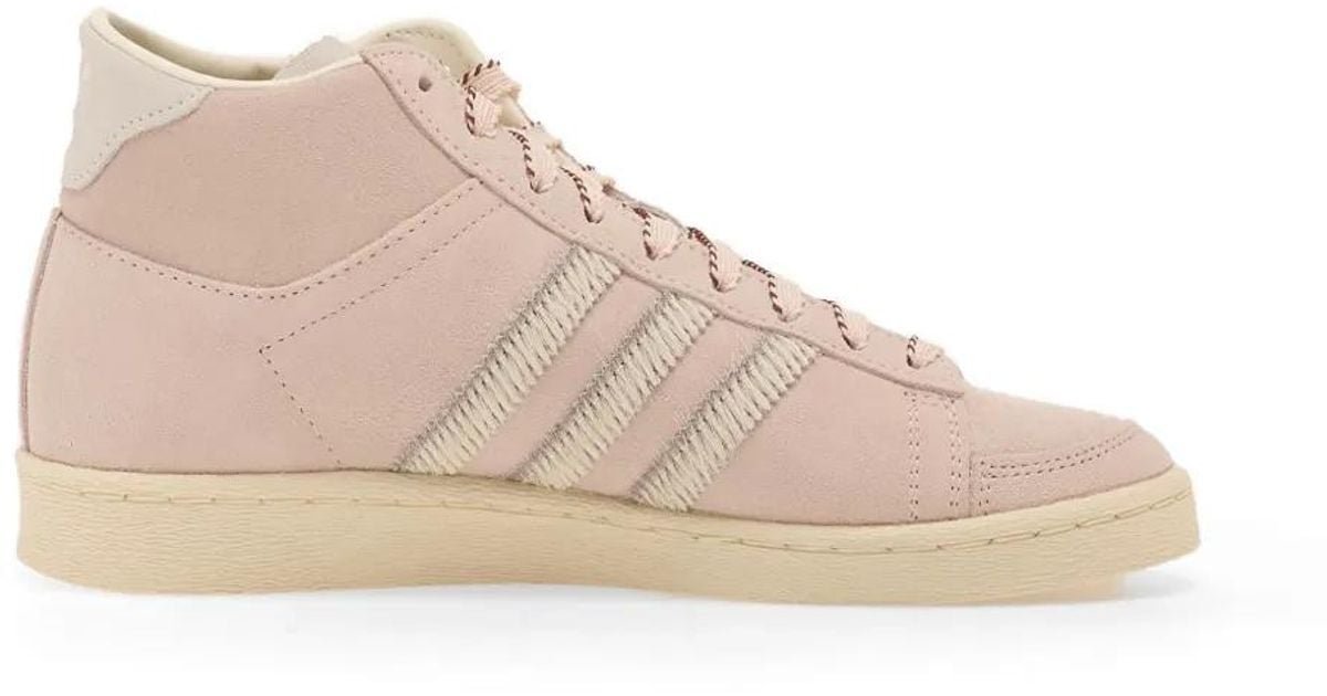 adidas Jabbar Hi-Top Sneakers in Pink | Lyst UK