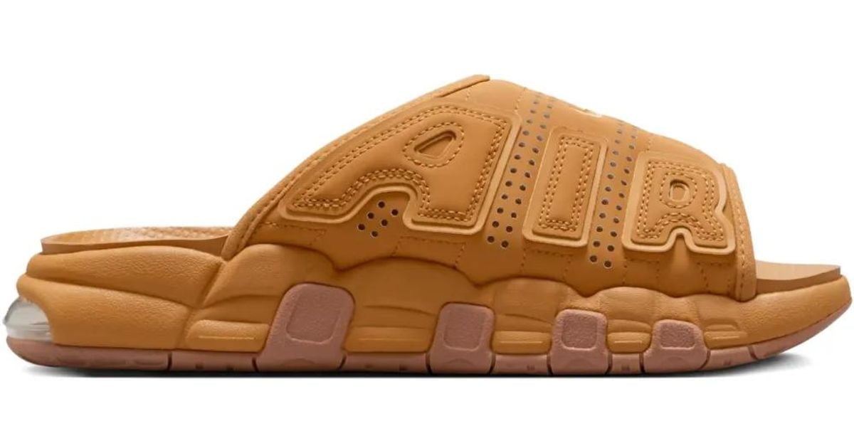 Nike Air More Slides in Brown for Men | Lyst UK