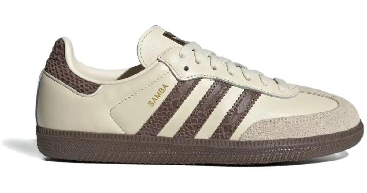 adidas Samba Stripes Trainers in White | Lyst UK