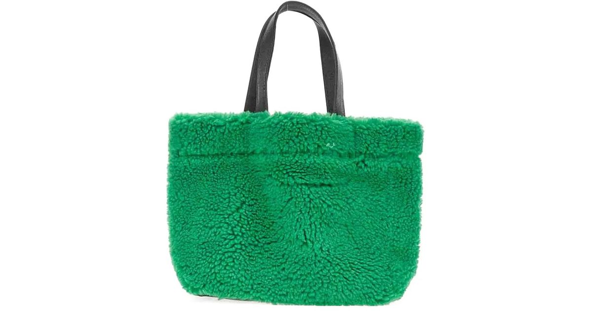 Stand Studio Textured Tote Bag in Green | Lyst