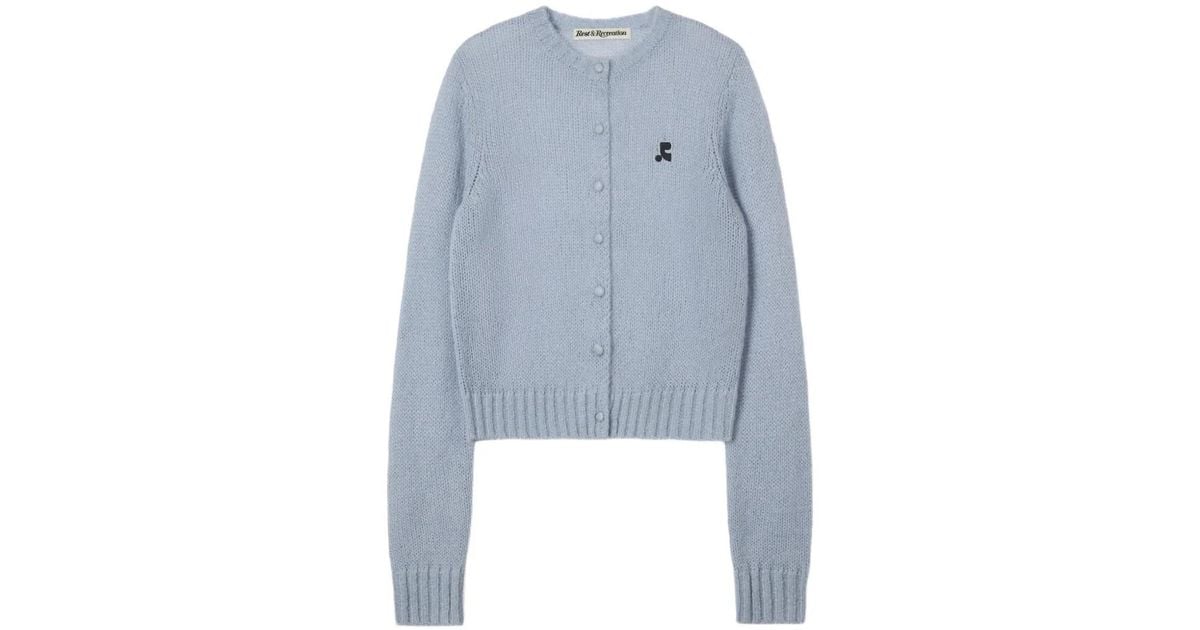 Cardigan Côtelé Rest&Recreation en coloris Bleu | Lyst