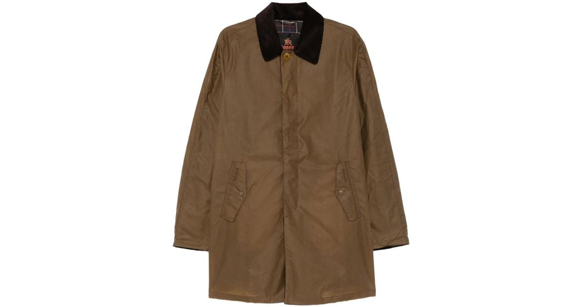 Barbour X Baracuta Corduroy-Collar Coat in Brown for Men | Lyst