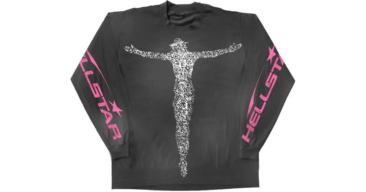 HELLSTAR Qr Christ T-Shirt in Black for Men | Lyst UK