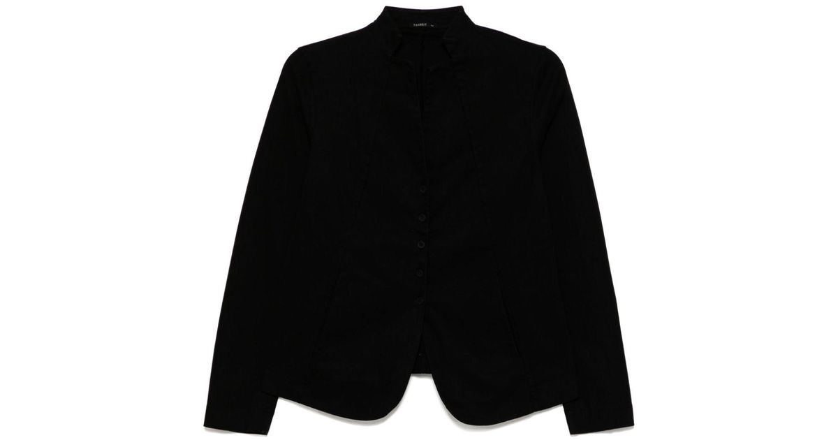 Transit Stand-Up Collar Jacket in Black | Lyst