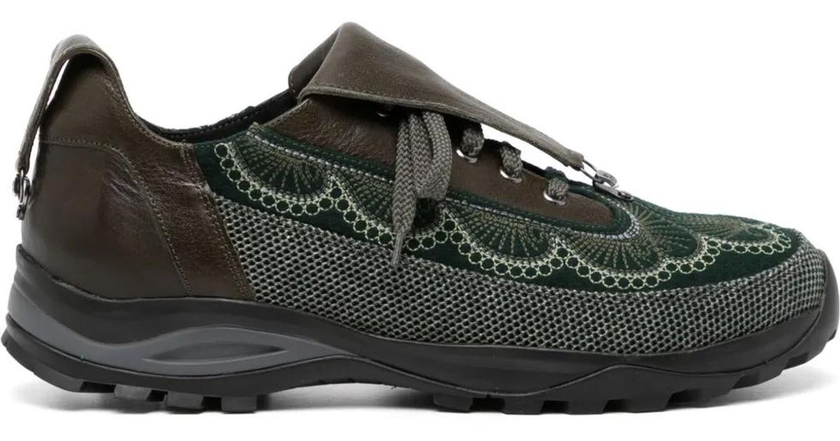 Kiko Kostadinov Embroidered Lace-Up Shoes in Black for Men | Lyst