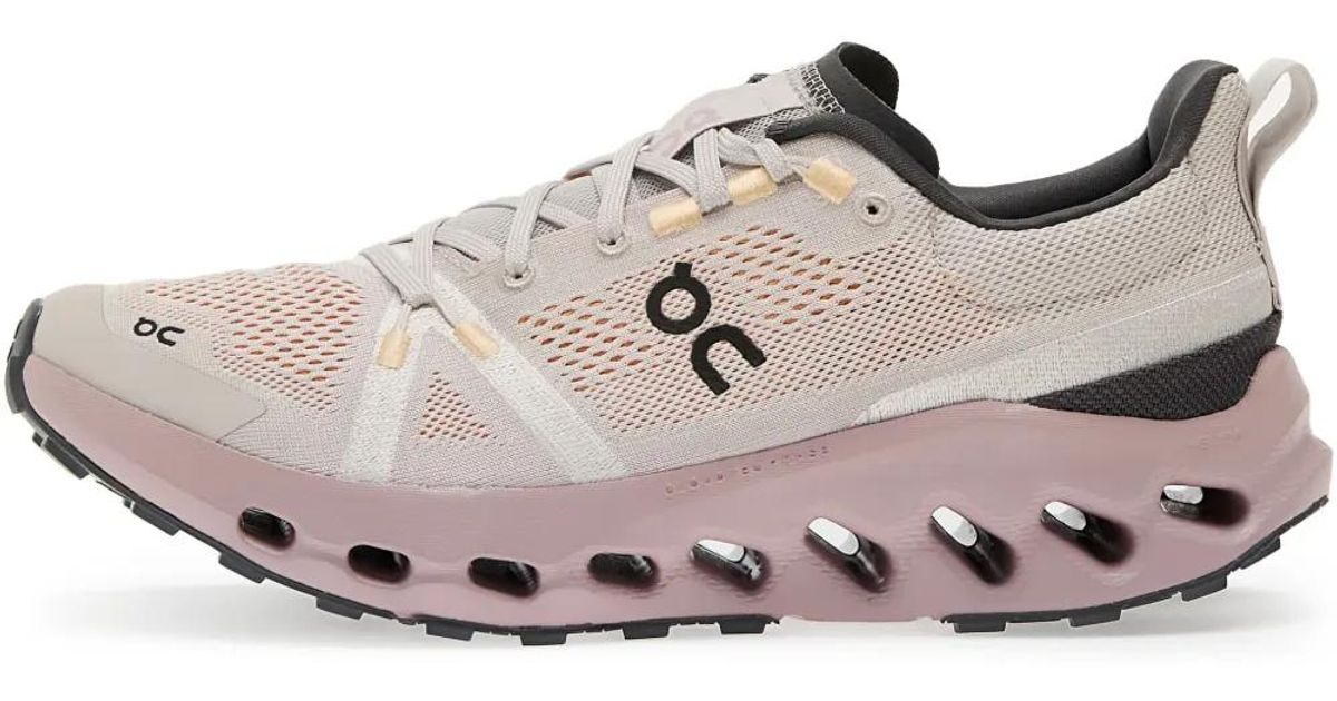 On Shoes Cloudsurfer Trail Mesh-Panel Sneakers in Pink | Lyst