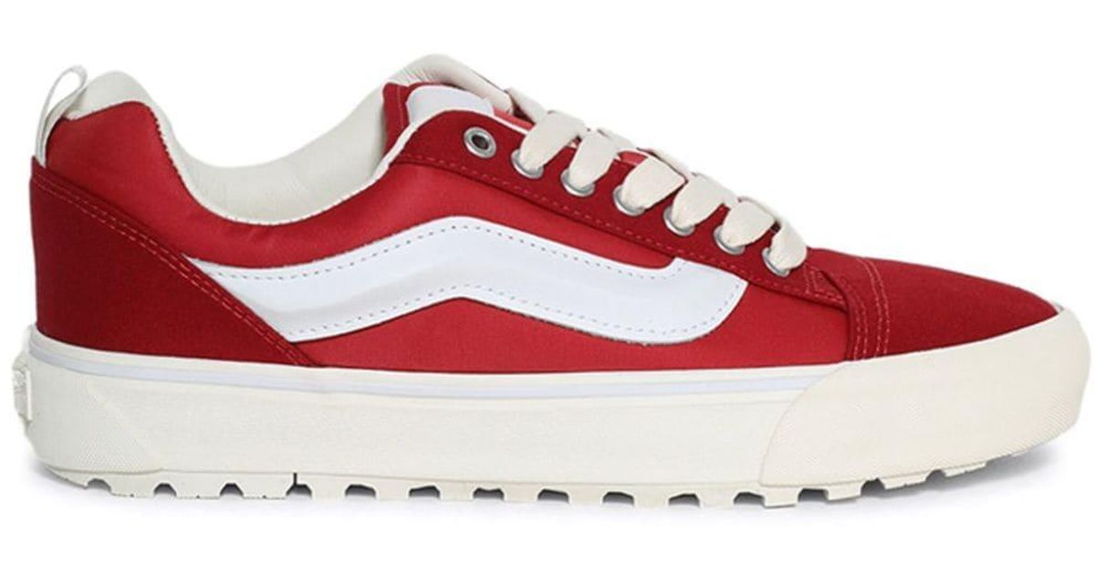 Vans Knu Skool Mte-1 Lx Sneakers in Red for Men | Lyst
