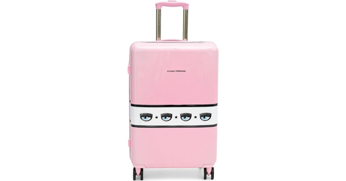Chiara Ferragni Logomonia Suitcase in Pink | Lyst