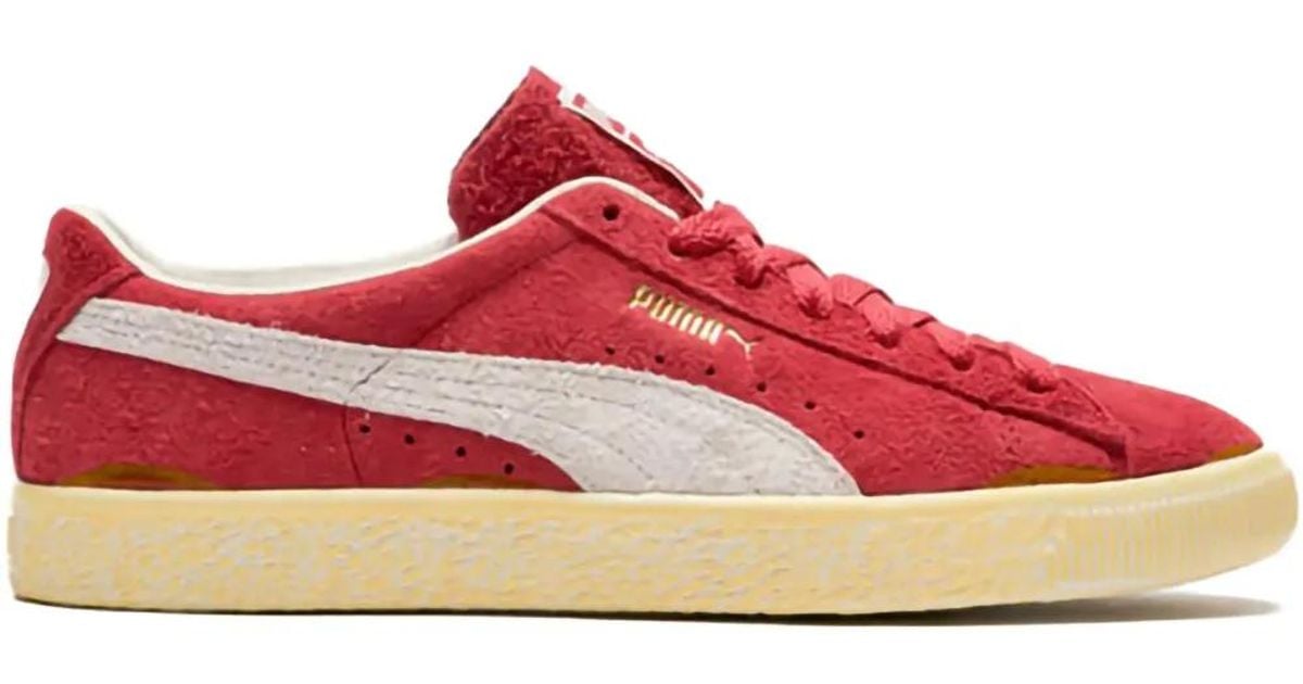 PUMA Suede Vtg Neverworn Iii Sneakers in Red for Men | Lyst