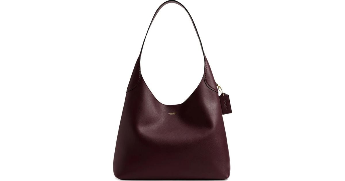 COACH Brooklyn Shoulder Bag 34 in Purple | Lyst
