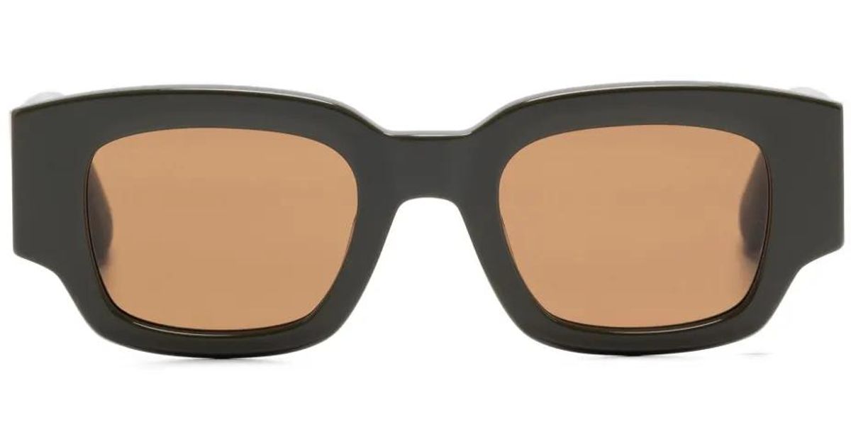 Ami Paris Square-Frame Sunglasses in Natural | Lyst UK