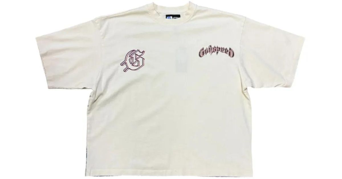 Godspeed Gspd Run Club Graphic T-Shirt in White for Men | Lyst UK