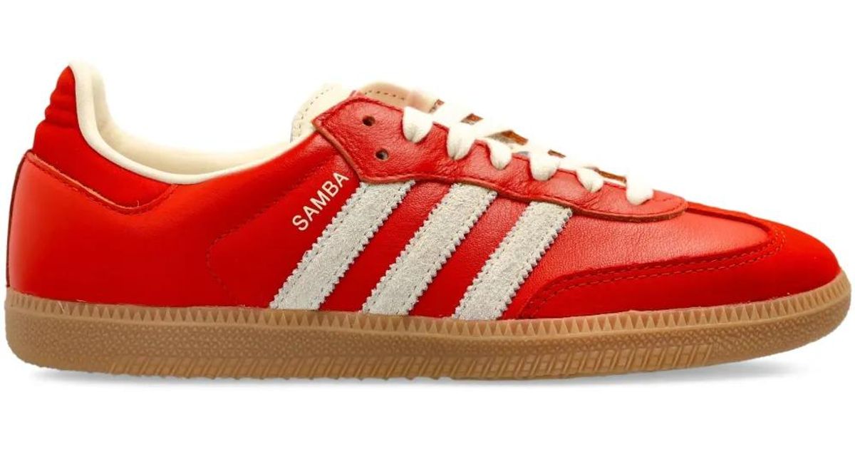 adidas Baskets Originals Samba in Red | Lyst