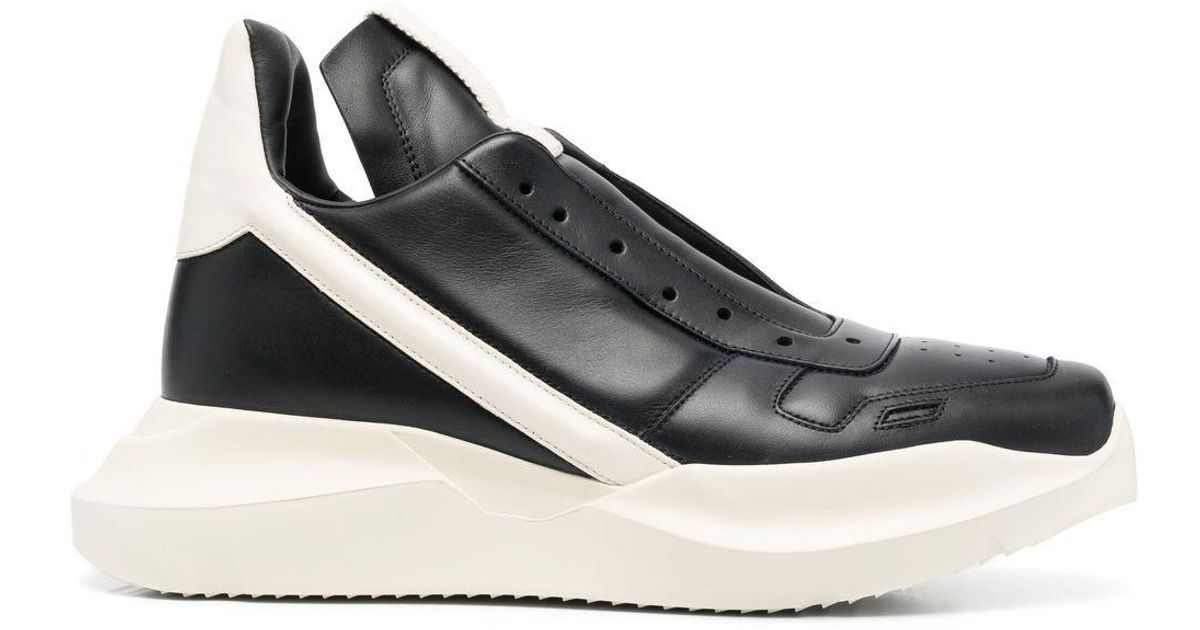 Rick Owens Geth Runner Sneakers in White for Men | Lyst
