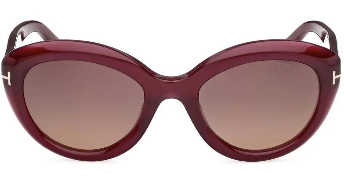 Tom Ford Cat-Eye Frame Sunglasses in Pink | Lyst UK