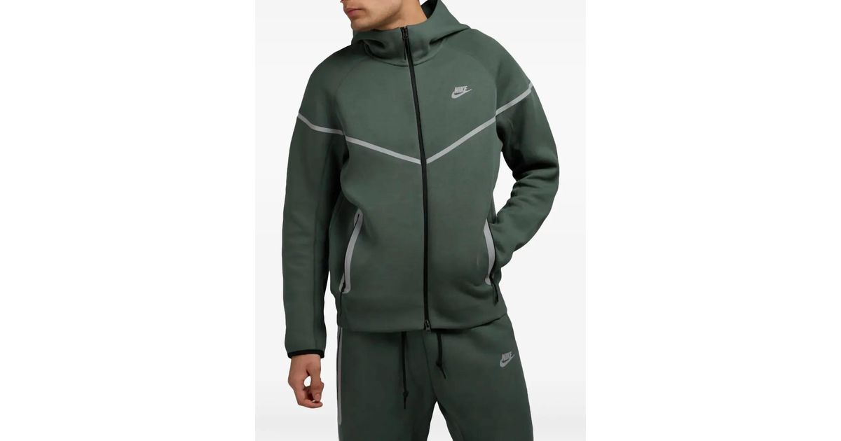 Nike Tech Windrunner Hoodie in Green for Men | Lyst