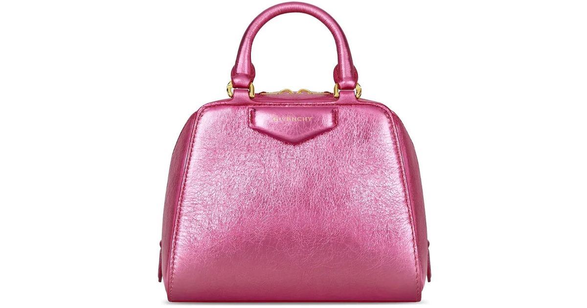 Givenchy Nano Antigona Cube Tote Bag in Pink | Lyst