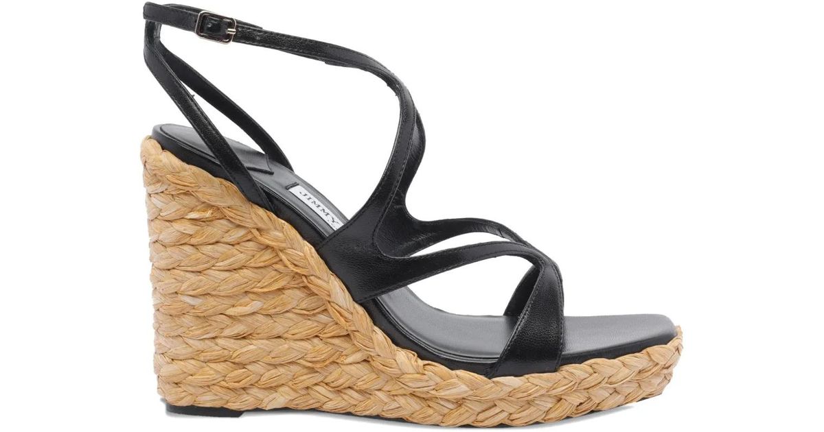 Jimmy Choo 110 Ayla Sandals in Metallic | Lyst